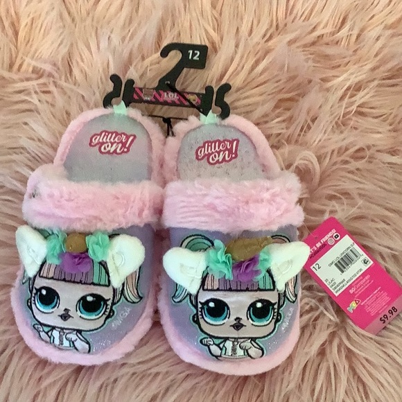L.OL SURPRIS DOLL | Shoes | Lol Surprise Glitter On Slippers | Poshmark